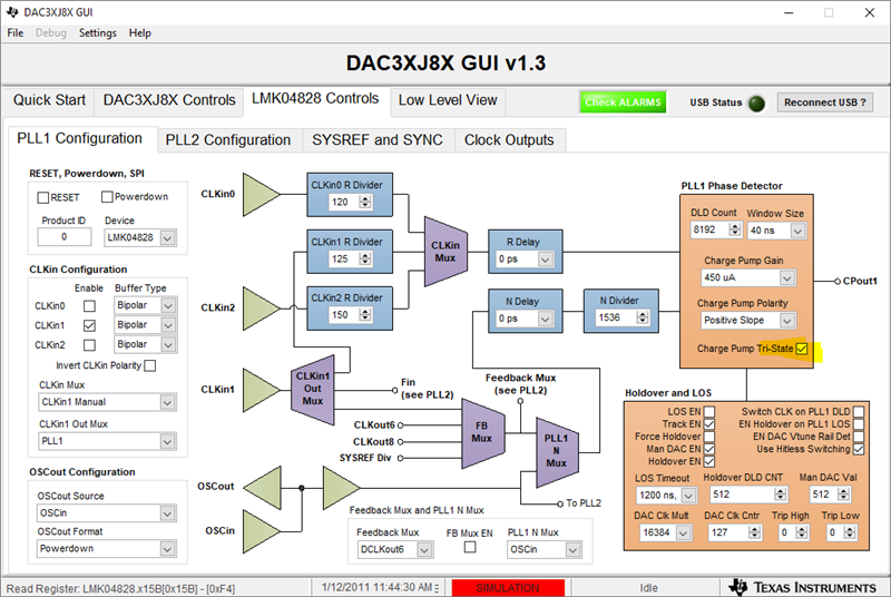 DAC38J84EVM: DAC38J84EVM through TSW14J56EVM. Broken JTAG Chain - Data converters forum - Data ...