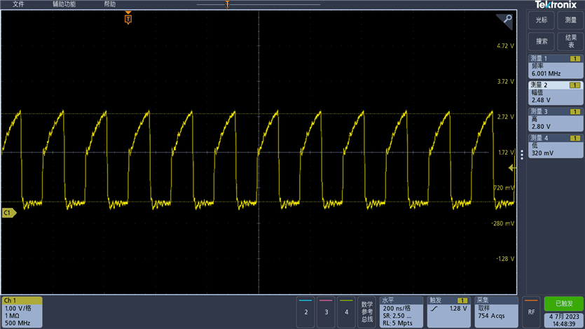 Lsf0108 When Using Lsf0108 We Found That The Rising Edge Of The A B Direction Waveform Was 