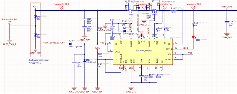 LM74930-Q1: Inrush Current / Voltage Instability During Startup - Power management forum - Power ...