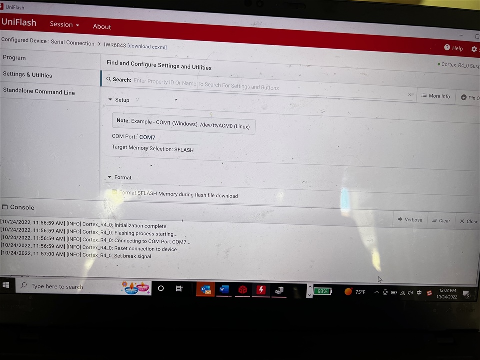 IWR6843ISK: CCS project import problem - Sensors forum - Sensors - TI E2E support forums