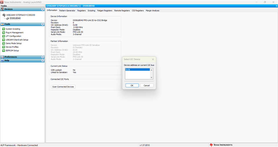 DS90UB940-Q1EVM: Unstable connection when paired with DS90UB925 - Interface forum - Interface ...