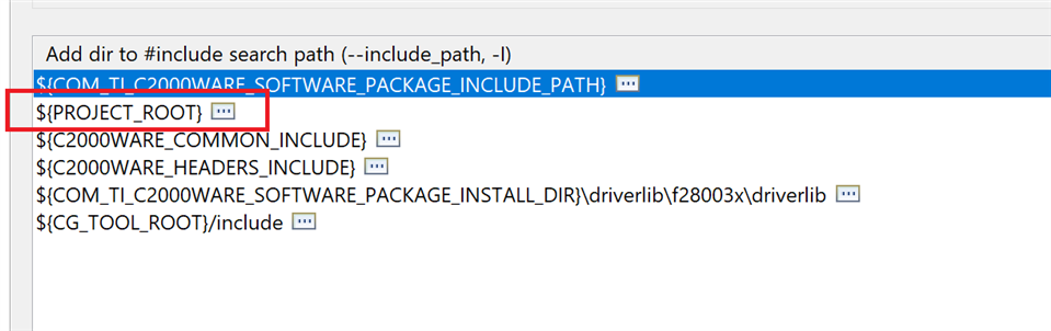 TMS320F280039C: Priority to include same-name .h file in on CCS - C2000 microcontrollers forum ...