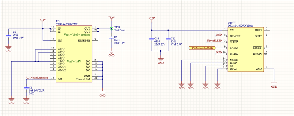 DRV8243-Q1: HW Variant: schematic review for device always ON. - Motor drivers forum - Motor ...