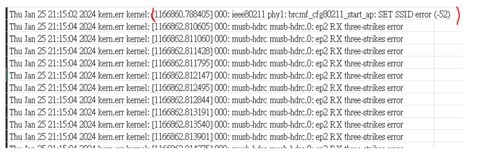 AM3352: What does this message dmesg log mean? - Processors forum - Processors - TI E2E support ...