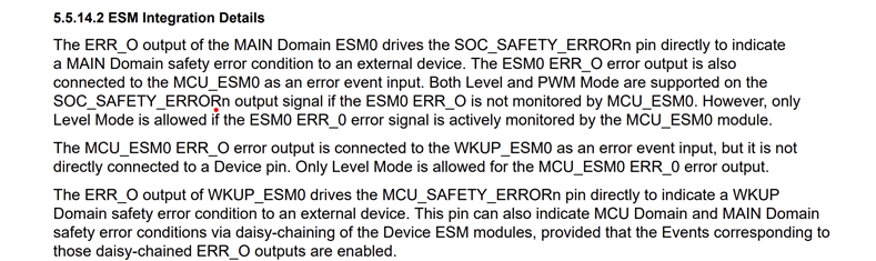 TDA4VM-Q1: ESM0 output as an input event to MCU_ESM - Processors forum - Processors - TI E2E ...