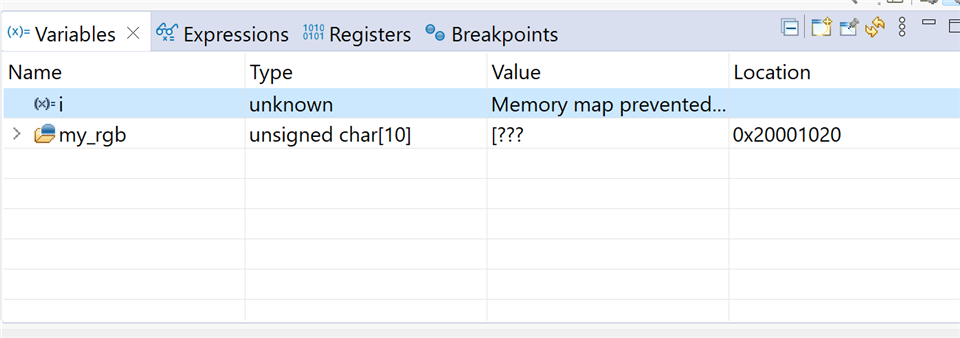 Mspm0l1306 Memory Map Prevented Reading 0x2000101c Arm Based Microcontrollers Forum Arm